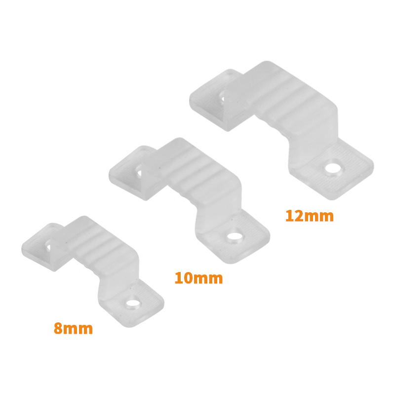 LED Strip Light Clips - Double Hole Strip Light Mounting Brackets - 10 ...