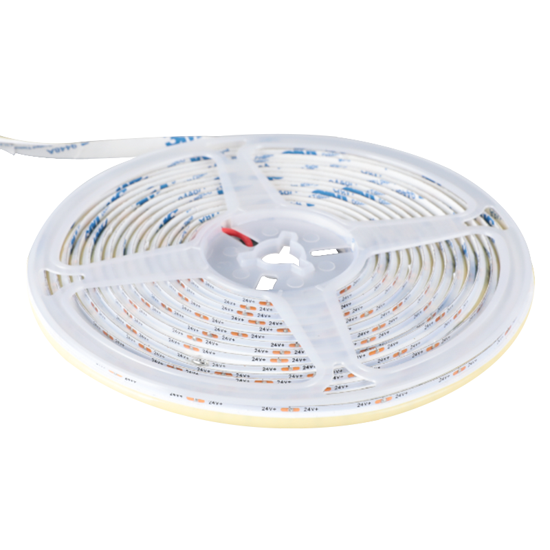Low Voltage Dual-color LED Strip Lights - High Density FC-COB LED Tape ...